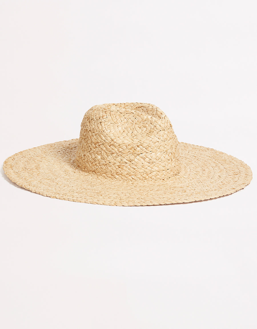 Tropics Woven Raffia Hat - Natural