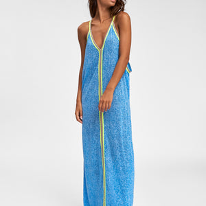 Inca Sundress - Blue – Simply Beach UK